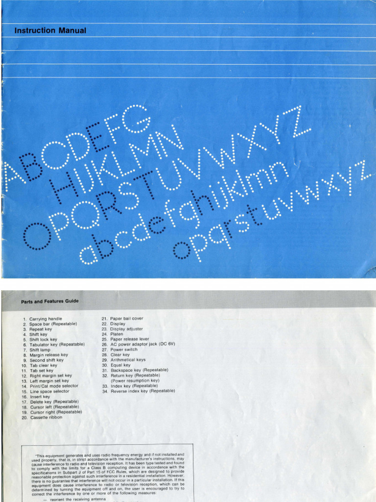 Brother EP-20 Manual | PDF