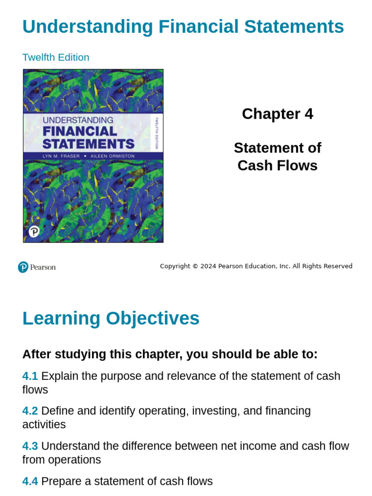 FO UFS PPoint Ch04 Accessible | PDF | Cash Flow Statement | Equity (Finance)