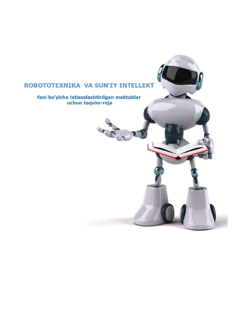 ROBOTOTEXNIKA VA SUN IY INTELLEKT Taqvim Reja | PDF