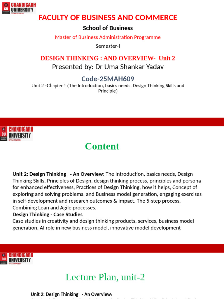 Introduction and Basic Need of Design Thinking (3) | PDF | Design ...