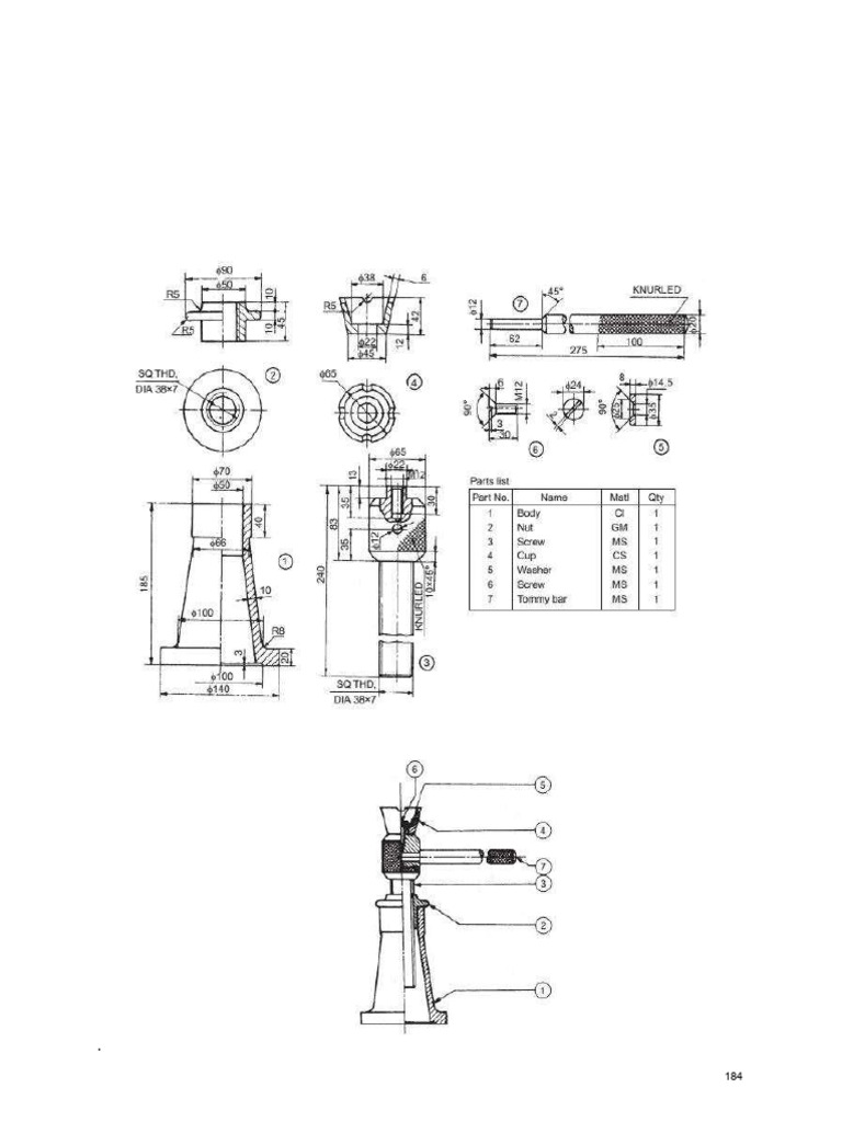 Screw Jack Assembly and Modeling Guide | PDF | Screw