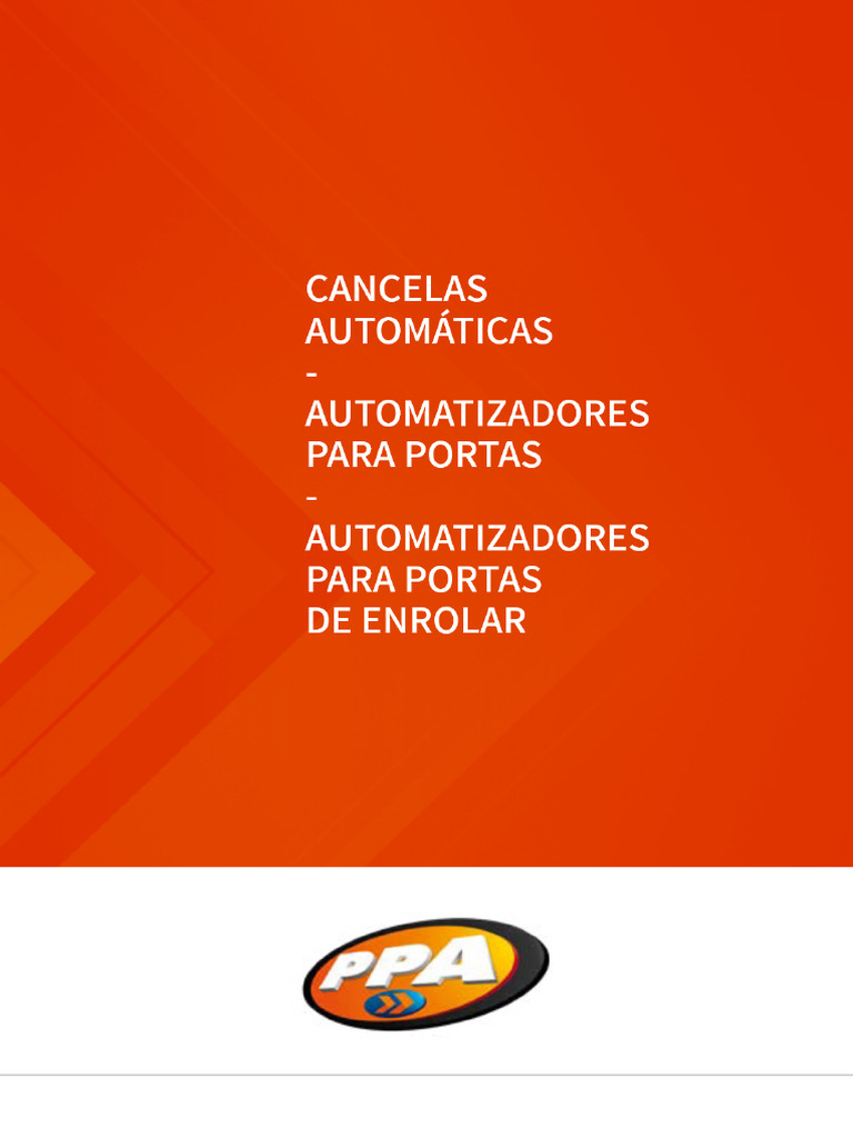 PPA Folder 20x28 Automatizadores para Portas, Portas de Enrolar e ...