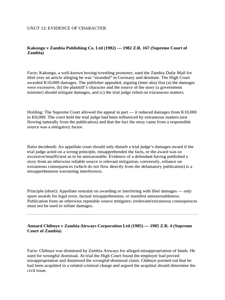 Evidence Cases Final 2 | PDF | Relevance (Law) | Witness