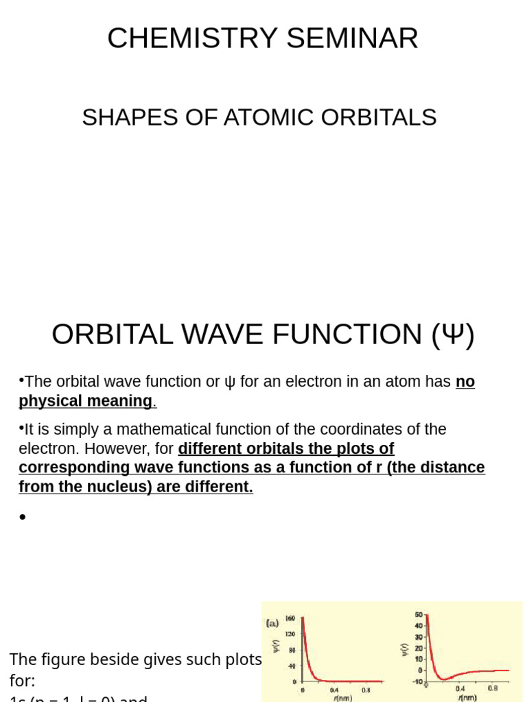 chemistry - shapes of atomic orbitals | PDF | Atomic Orbital ...