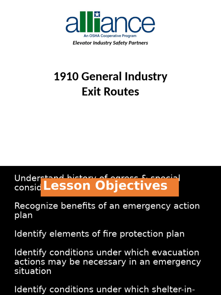 Emergency Action and Evacuation Plans | PDF | Fires | Firefighting