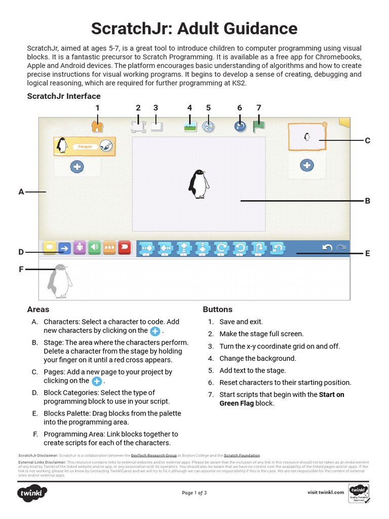 T I 1652277222 Scratchjr Adult Guidance Ver 2 | PDF | Scratch ...