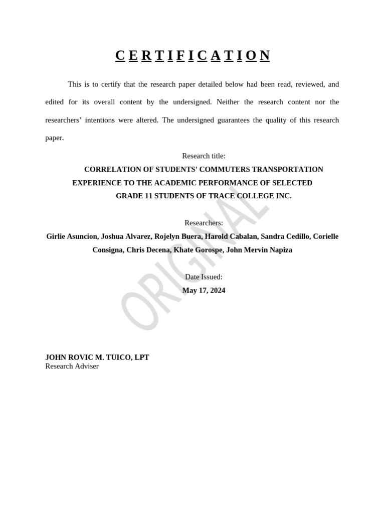 Final Certification - Research Adviser - Aeforia Enterprise | PDF