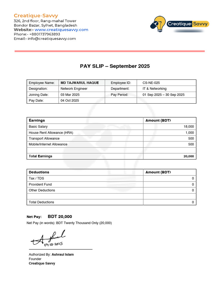 Pay Sli Sep | PDF