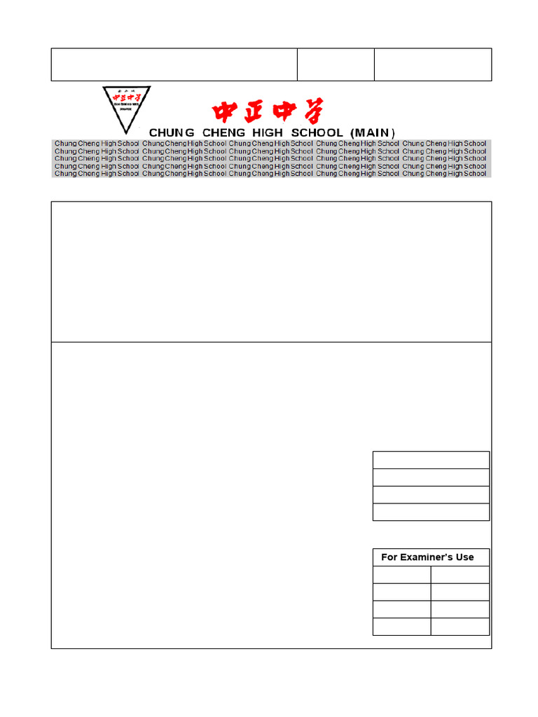 2024 CCHM Chemistry 6092 P3 | PDF | Acid | Titration