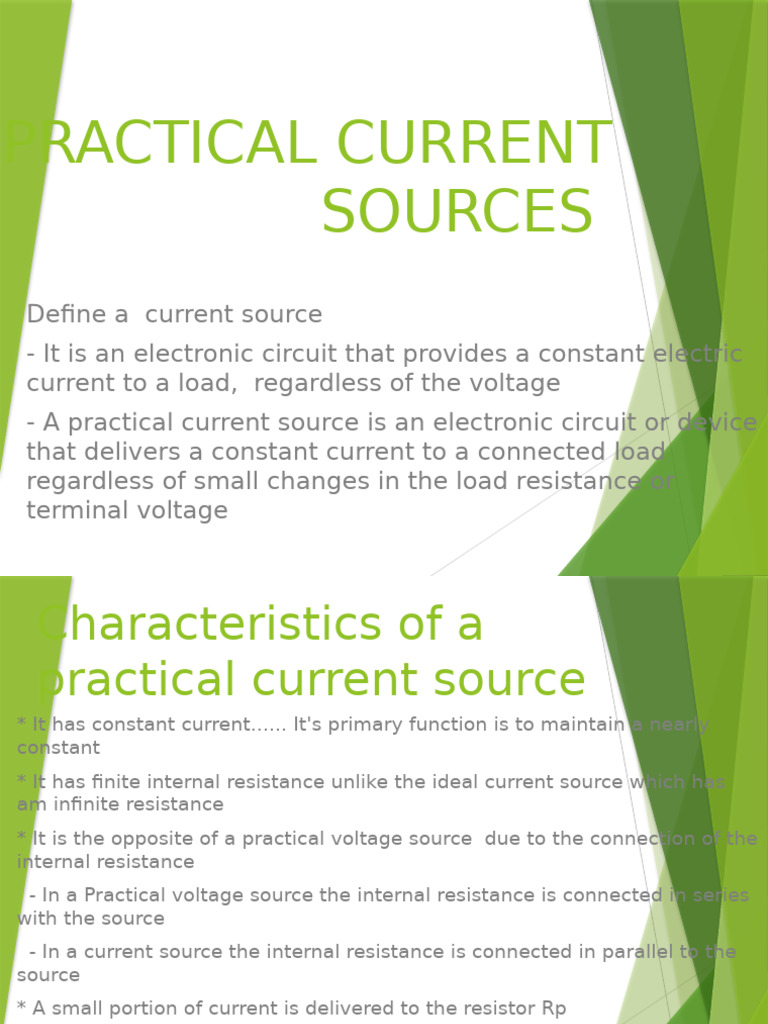 Understanding Practical Current Sources | PDF