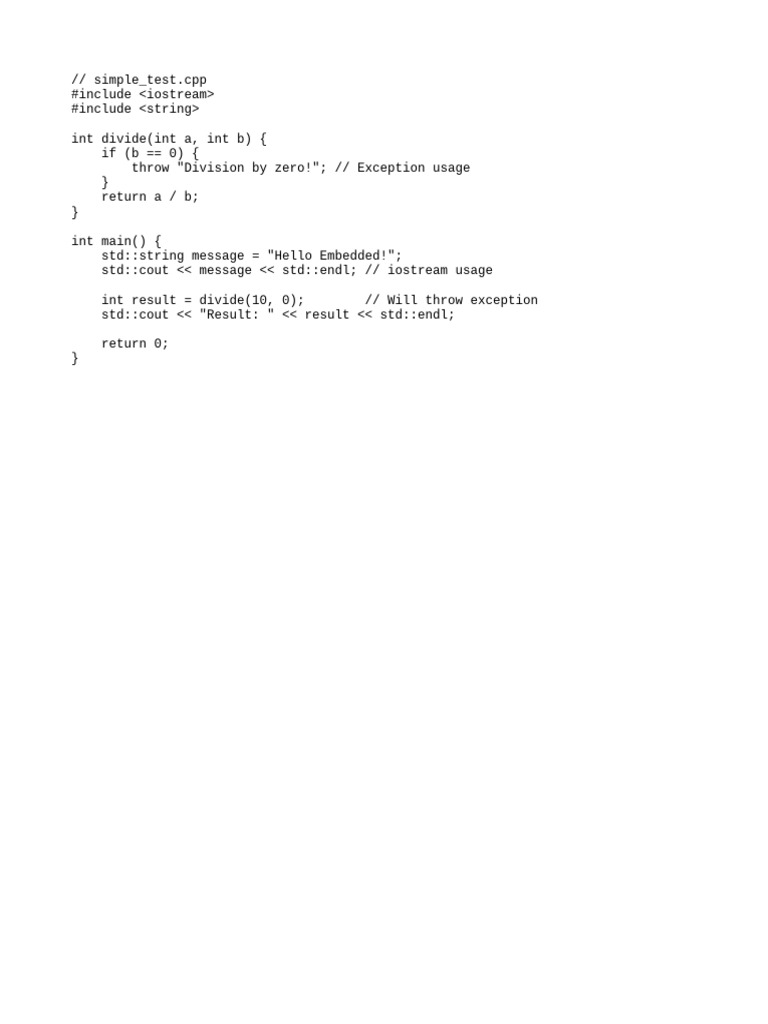 Simple Test - CPP | PDF