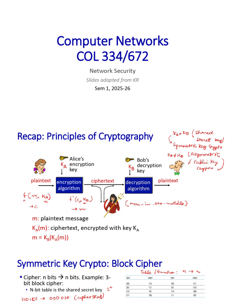 Lec37 | PDF | Encryption | Key (Cryptography)