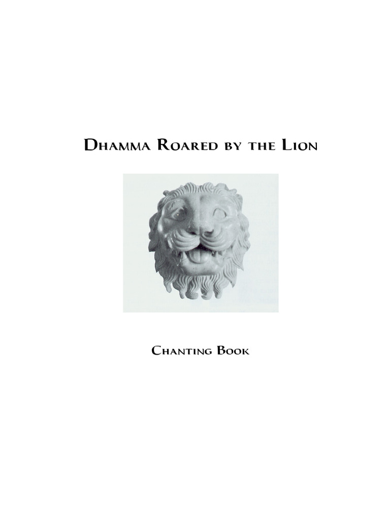 Dhamma Roared Lion | PDF | Four Noble Truths | Buddhist Texts