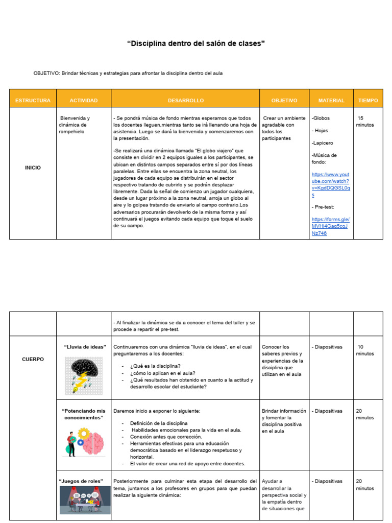 Disciplina Dentro Del Salón de Clases | PDF | Salón de clases | Enseñando