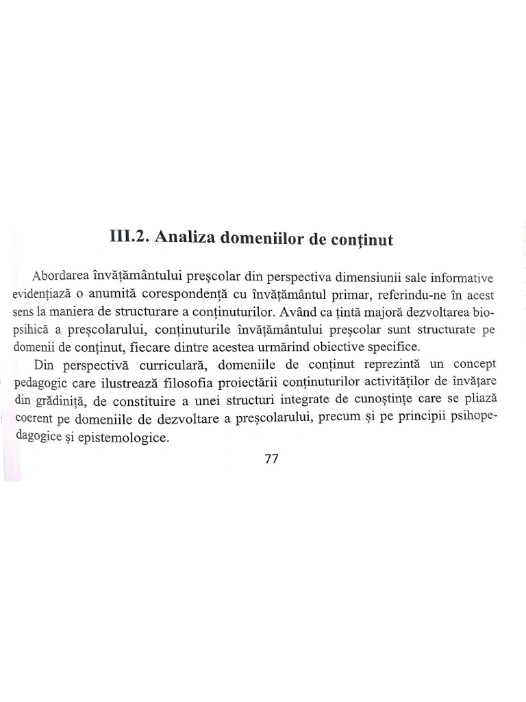 Domenii Experientiale | PDF