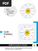 DAX Formulas Reference for Power BI | PDF