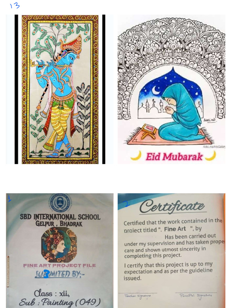 Painting File Project 2025-26 | PDF