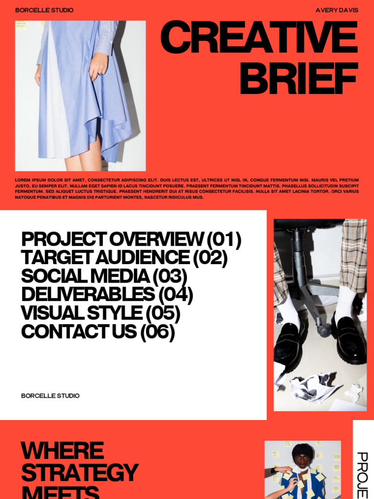 Borcelle Studio Creative Brief | PDF