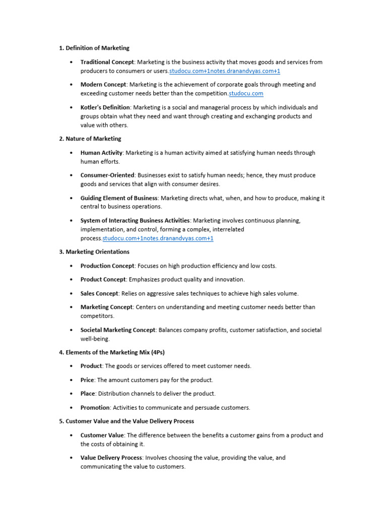 MBA Notes | PDF | Marketing | Consumer Behaviour