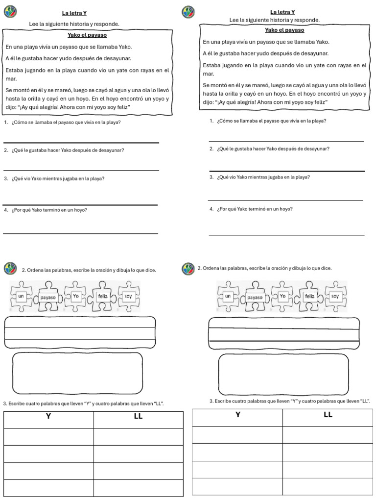 Guías Letra y | PDF
