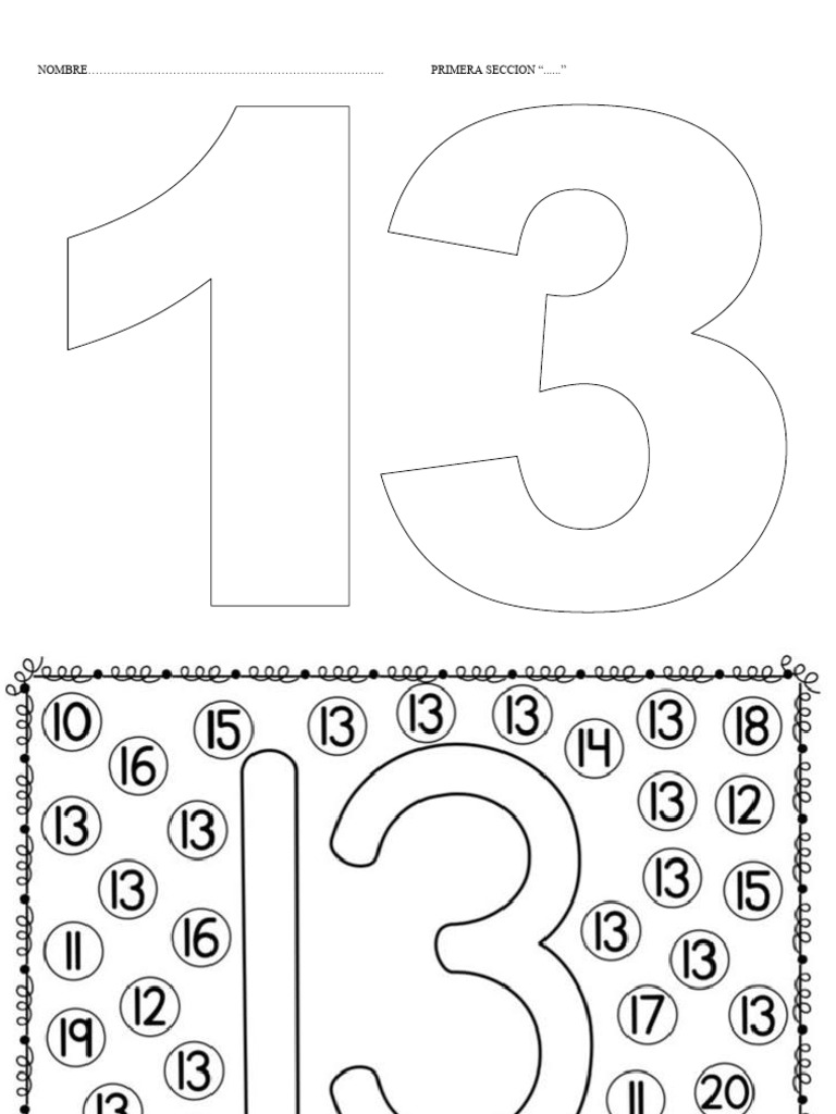 Numeral 13 | PDF