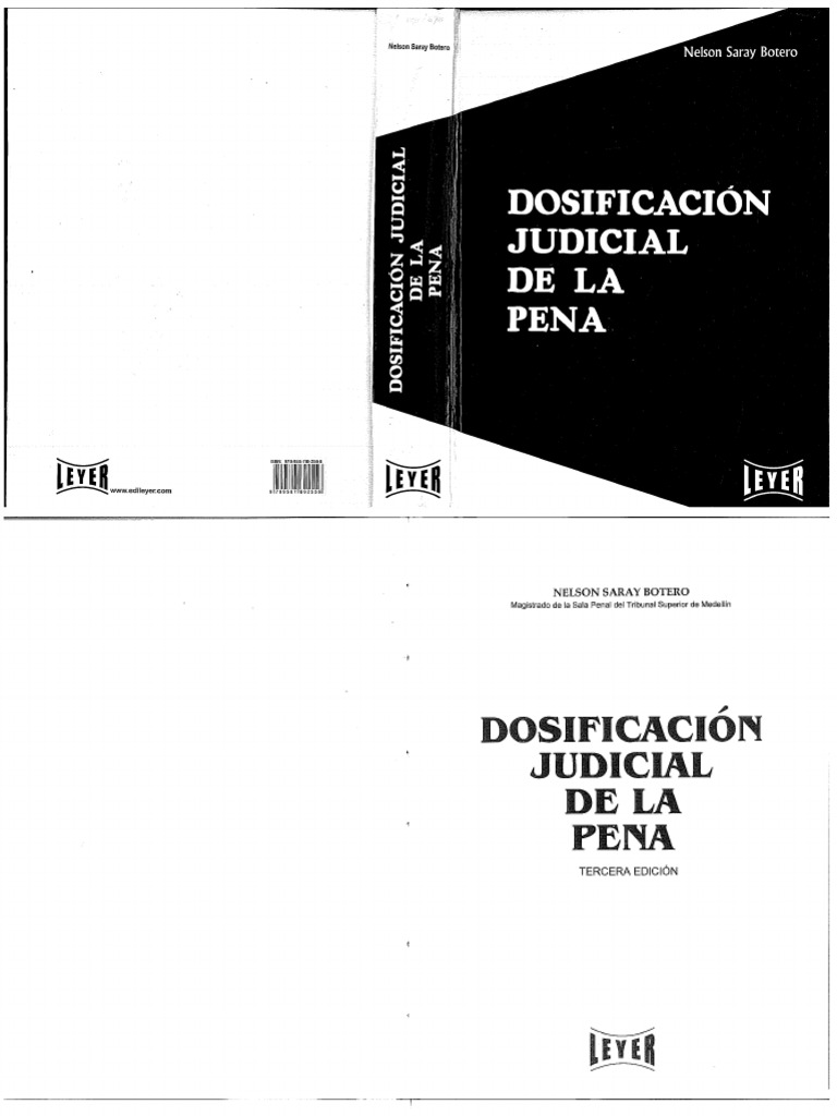 Dosificacion Judicia Zaray Botero | PDF