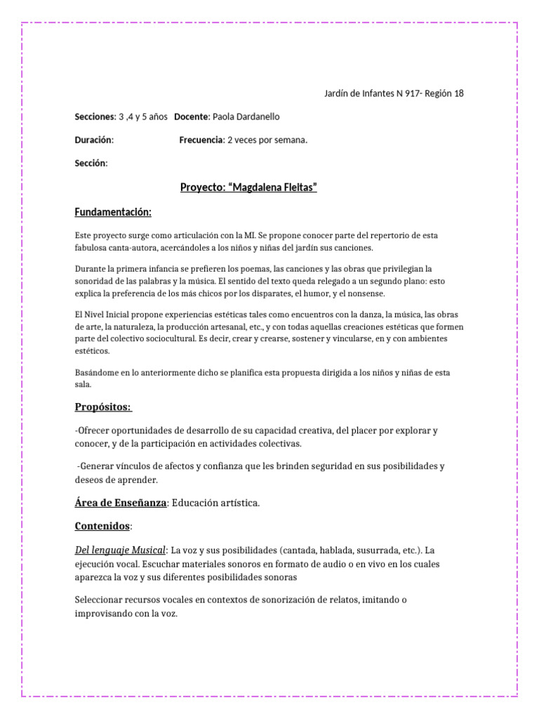 Maria Elena Walsh - Violeta TM | PDF | Educación de la primera infancia ...