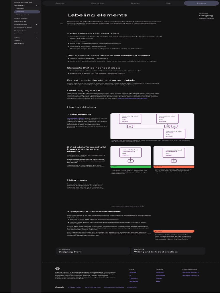 Accessibility Designing - Material Design 3 | PDF | Icon (Computing ...
