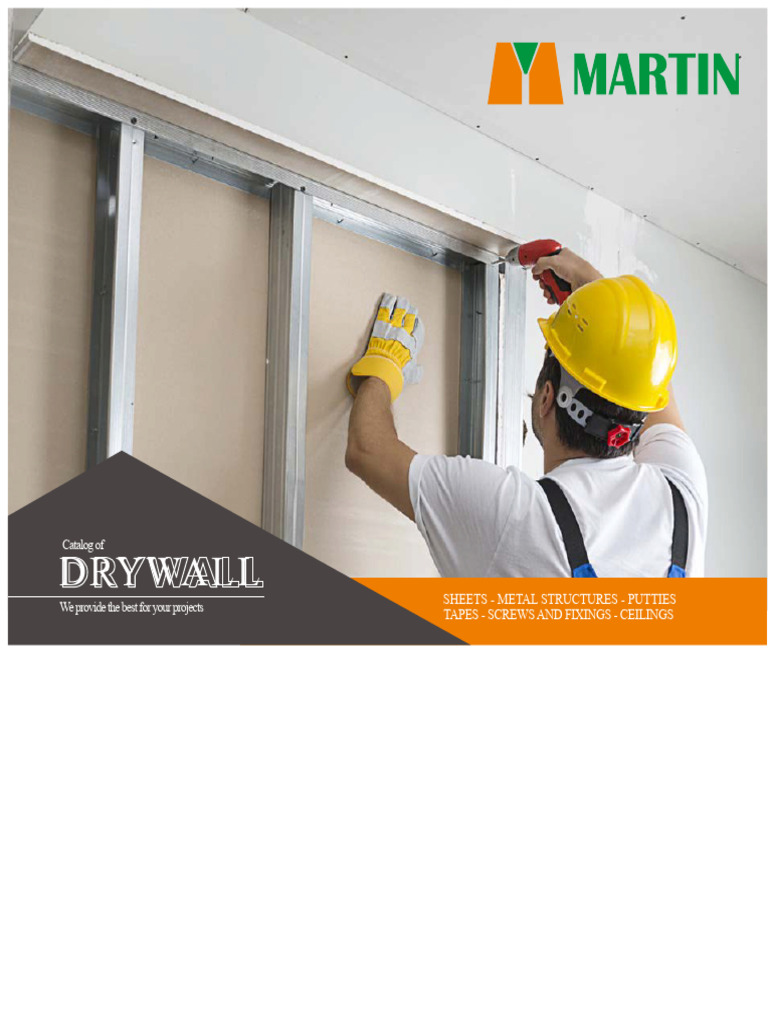 Drywall Catalog 210506-1 | PDF | Drywall | Adhesive
