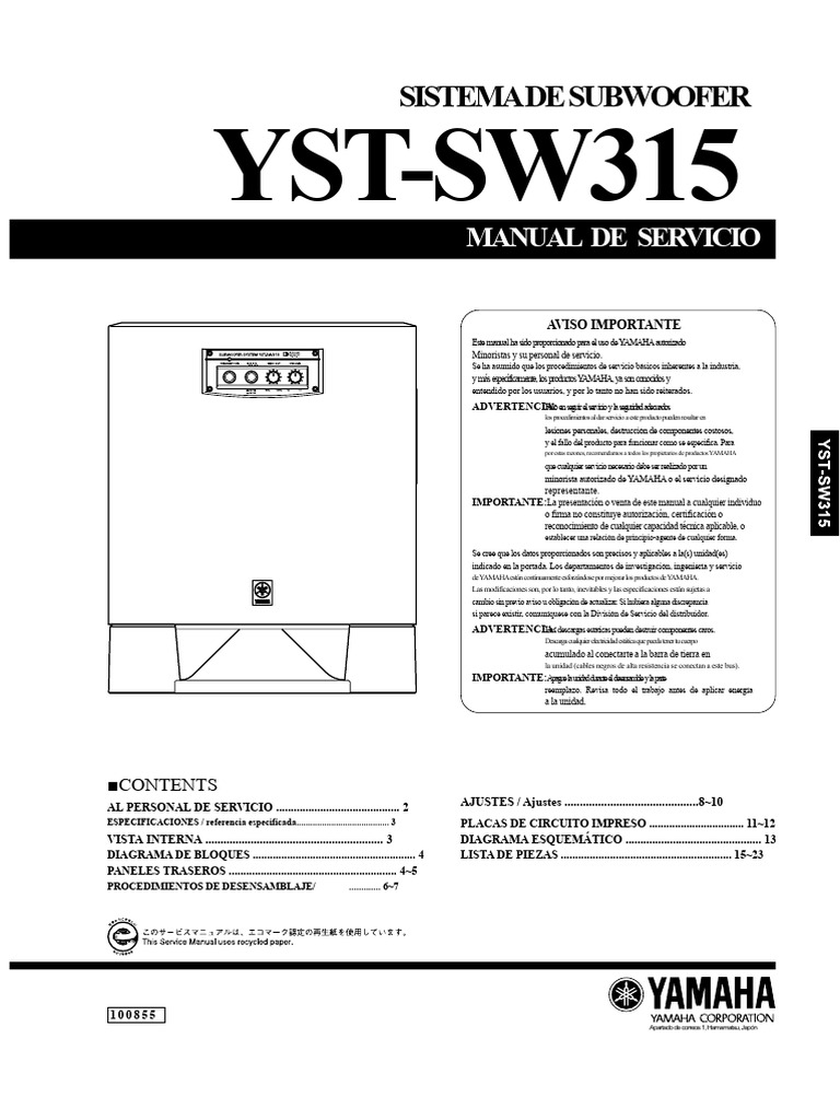 Yst SW315 | PDF | Estaño | Cobre