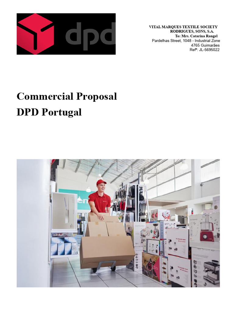 DPD Portugal Delivery Services Overview | PDF | Customs | Volume