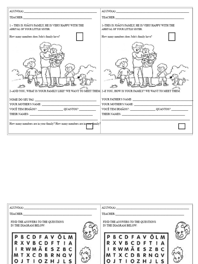 History Activity - Life Story of The Child, The Family, and The ...
