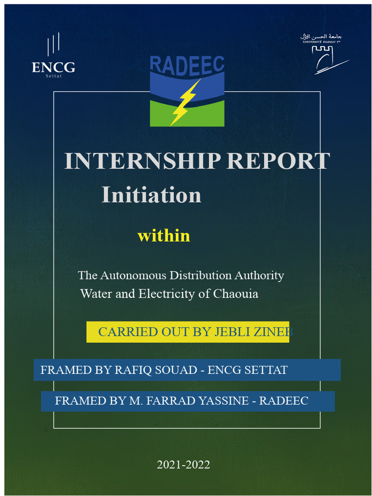 Internship Report at La Radeec | PDF | Accounts Payable | Receipt