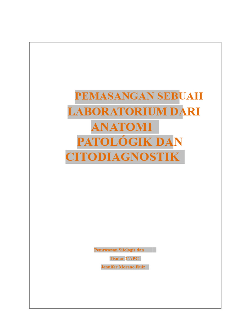 Panduan Laboratorium Anatomi Patologis | PDF