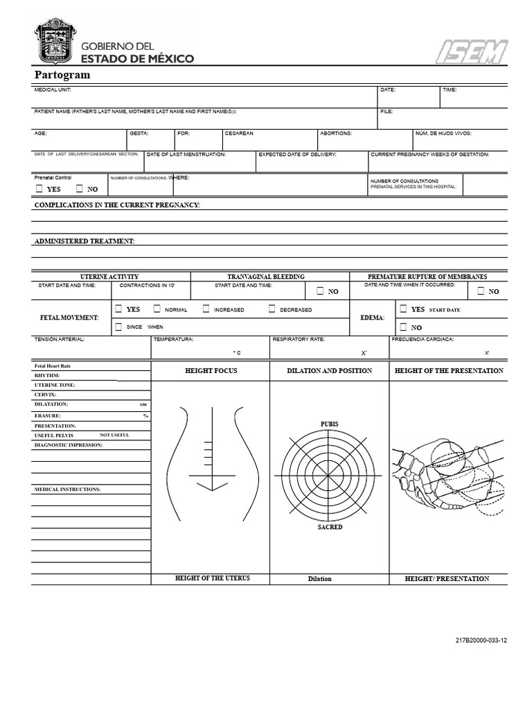 Partogram | PDF | Childbirth | Uterus