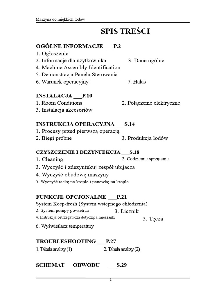 Schemat Pliku Maszyny Do Lodów-1408530924 | PDF