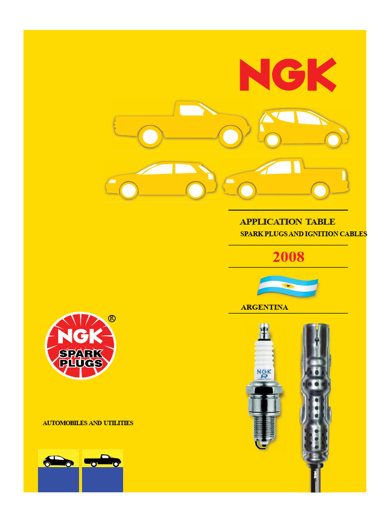 NGK Spark Plugs & Ignition Cables Guide | PDF | Ignition System ...