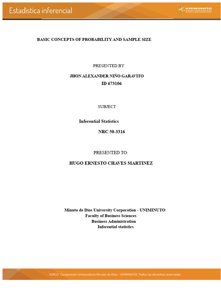 Inferential Statistics Workshop 1 | PDF | Sampling (Statistics) | Confidence Interval