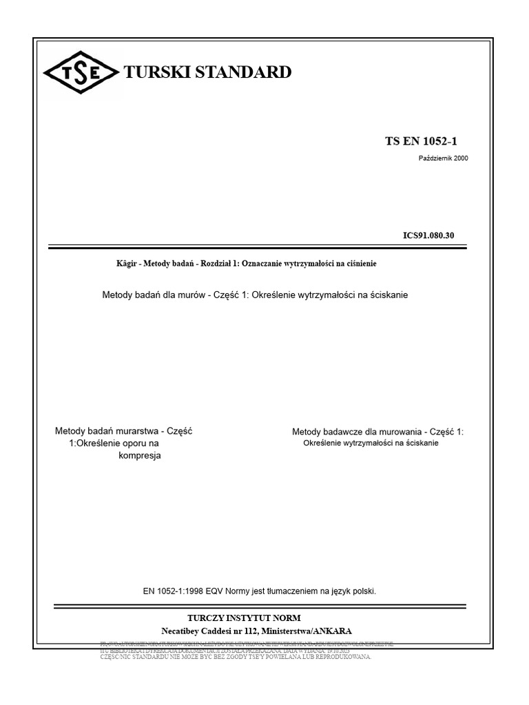 TS en 1052 1 | PDF