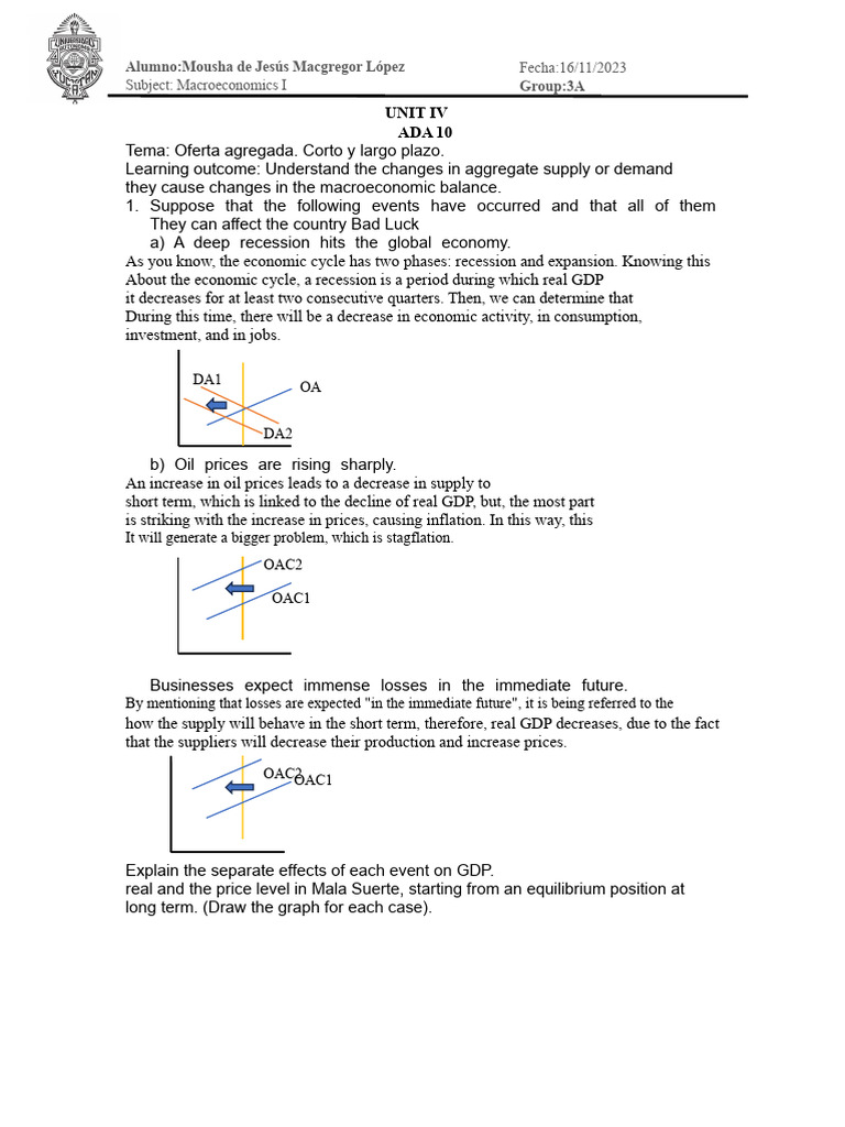 Unit Iv | PDF | Macroeconomics | Economic Equilibrium