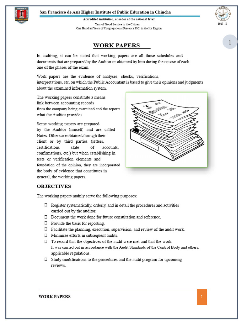 10 Work Papers | PDF | Audit | Verification And Validation