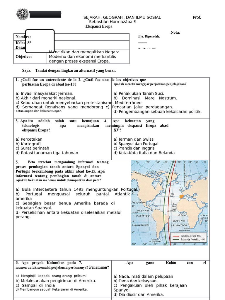 Ekspansi Eropa: Sejarah dan Dampaknya | PDF