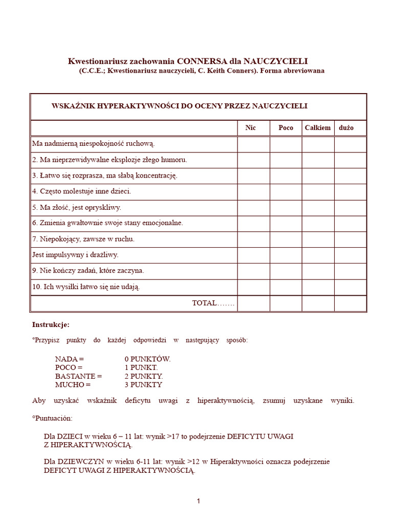 Test Connersa | PDF