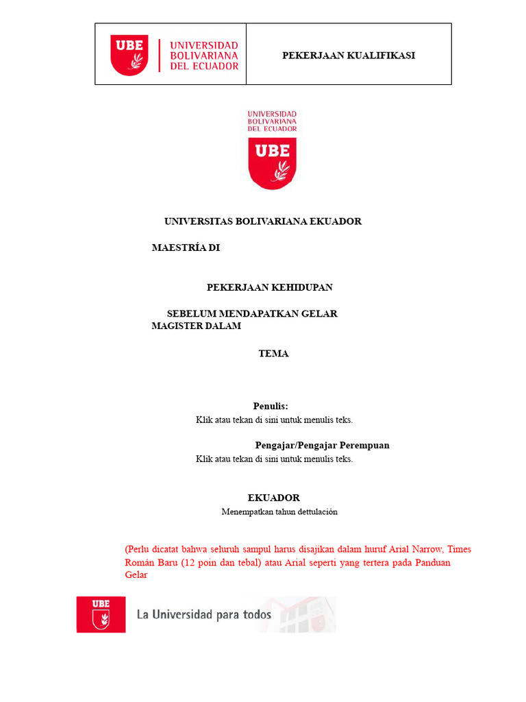 Template UBE Proyek Gelar (2) (3) Ok Ok | PDF