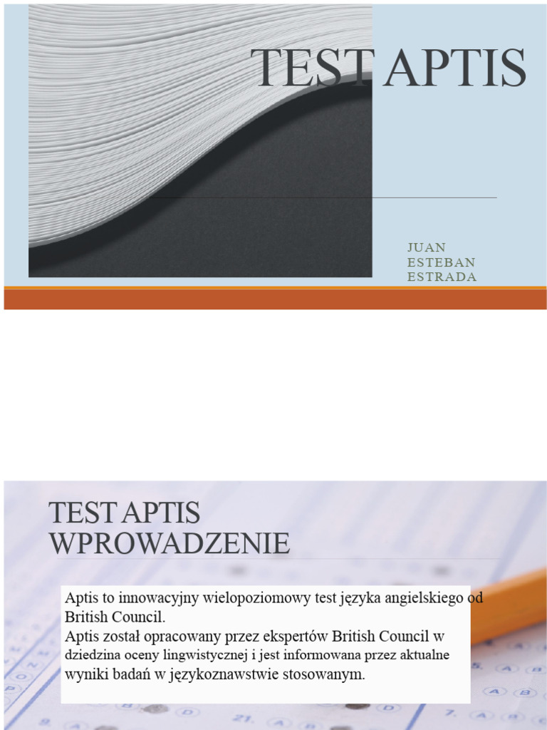 Test Aptis | PDF