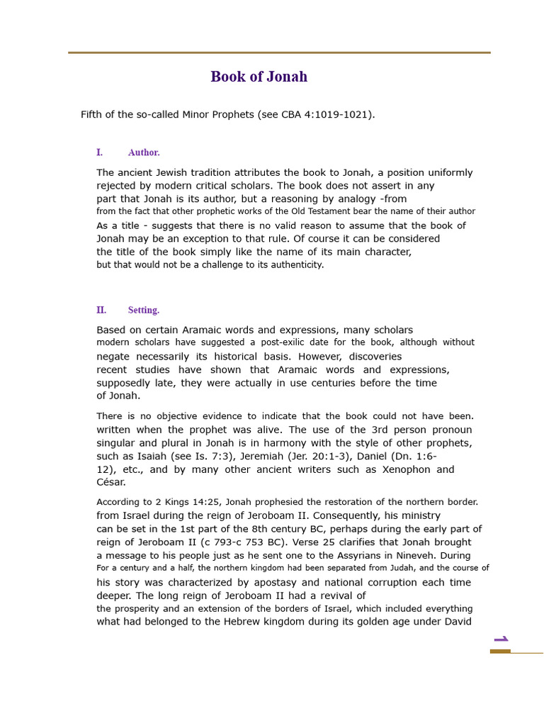 Jonah Adventist Biblical Dictionary | PDF | Jonah | Religious Belief And Doctrine