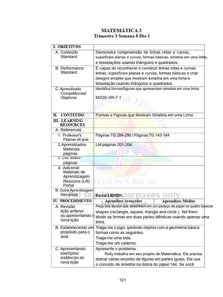 Math2 Q3 W8-10 | PDF | Simetria | Triângulo