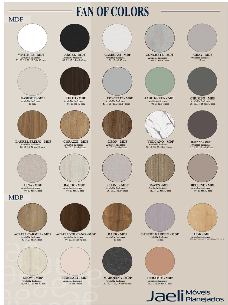 Jaeli COLORFUL RANGE Planned Furniture | PDF