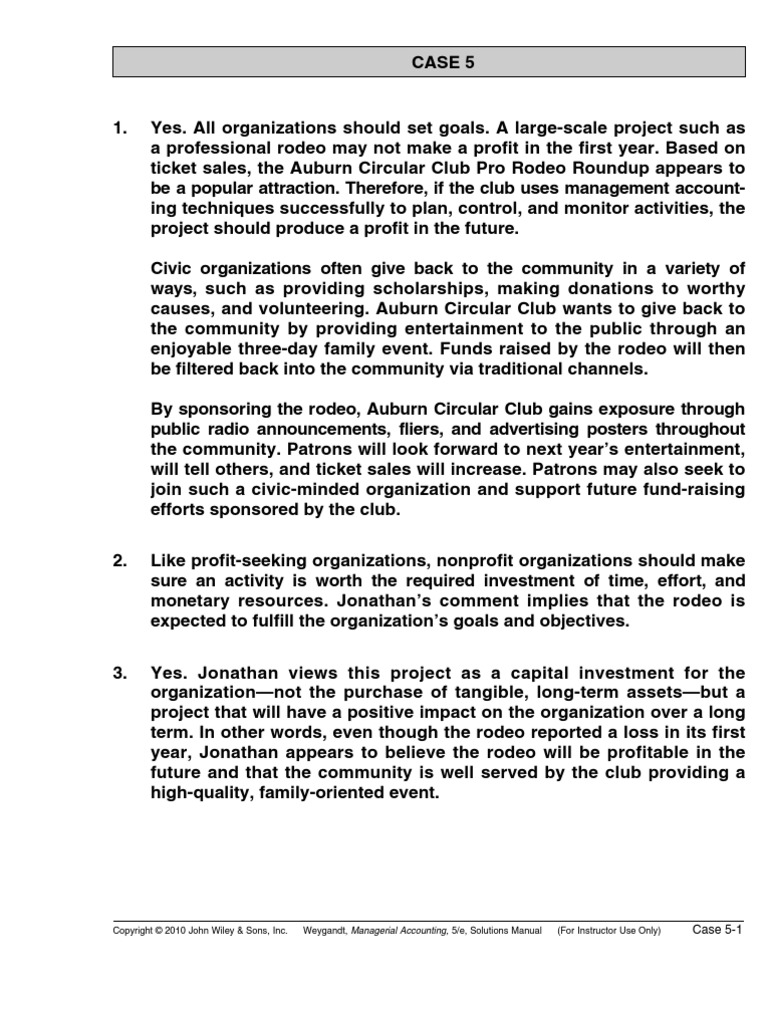 Case 5 | PDF | Economics | Business Economics