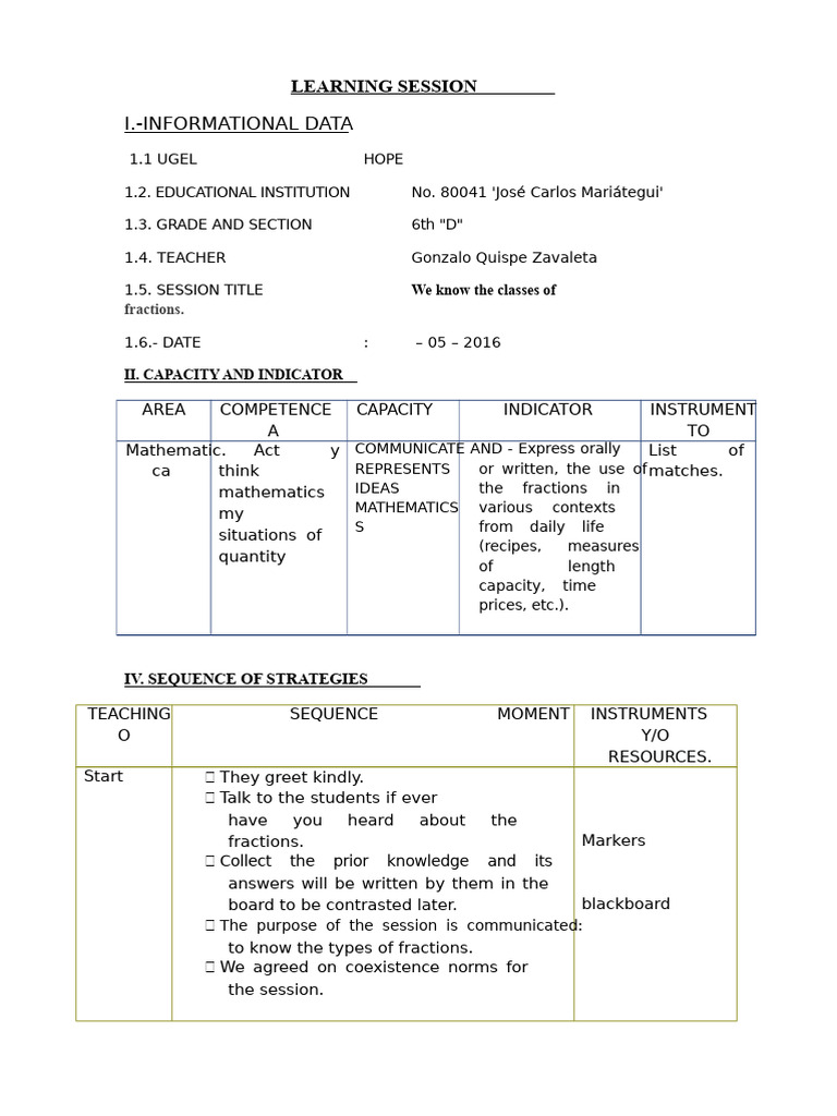 Classification of Fractions 2016 | PDF | Cognition | Learning